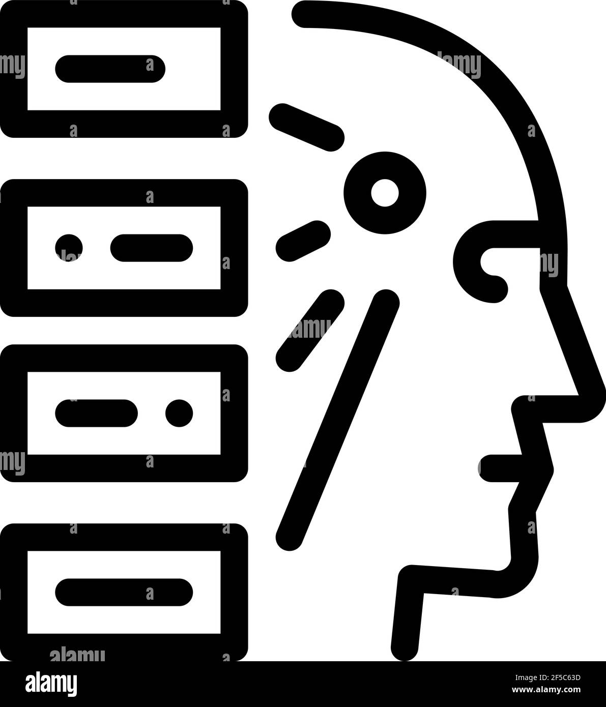 algorithm machine learning line icon vector illustration Stock Vector ... algorithm machine learning line icon vector illustration Stock Vector ...