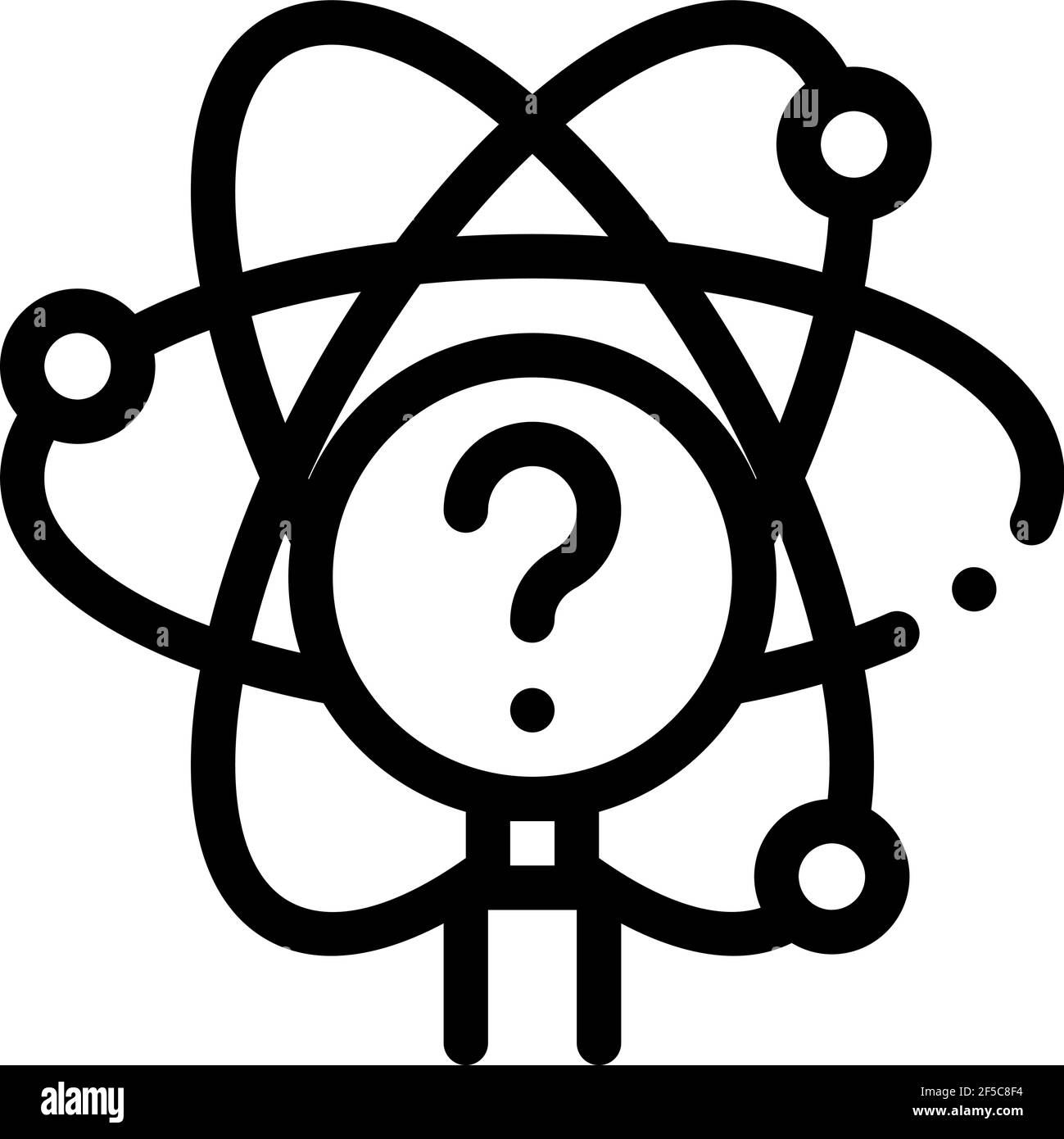 science researcher line icon vector illustration sign Stock Vector ...