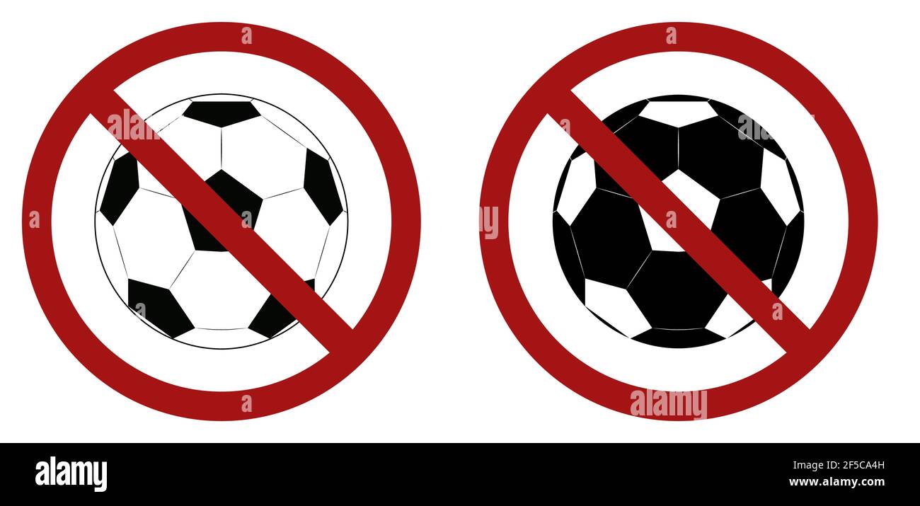 No Football Sign