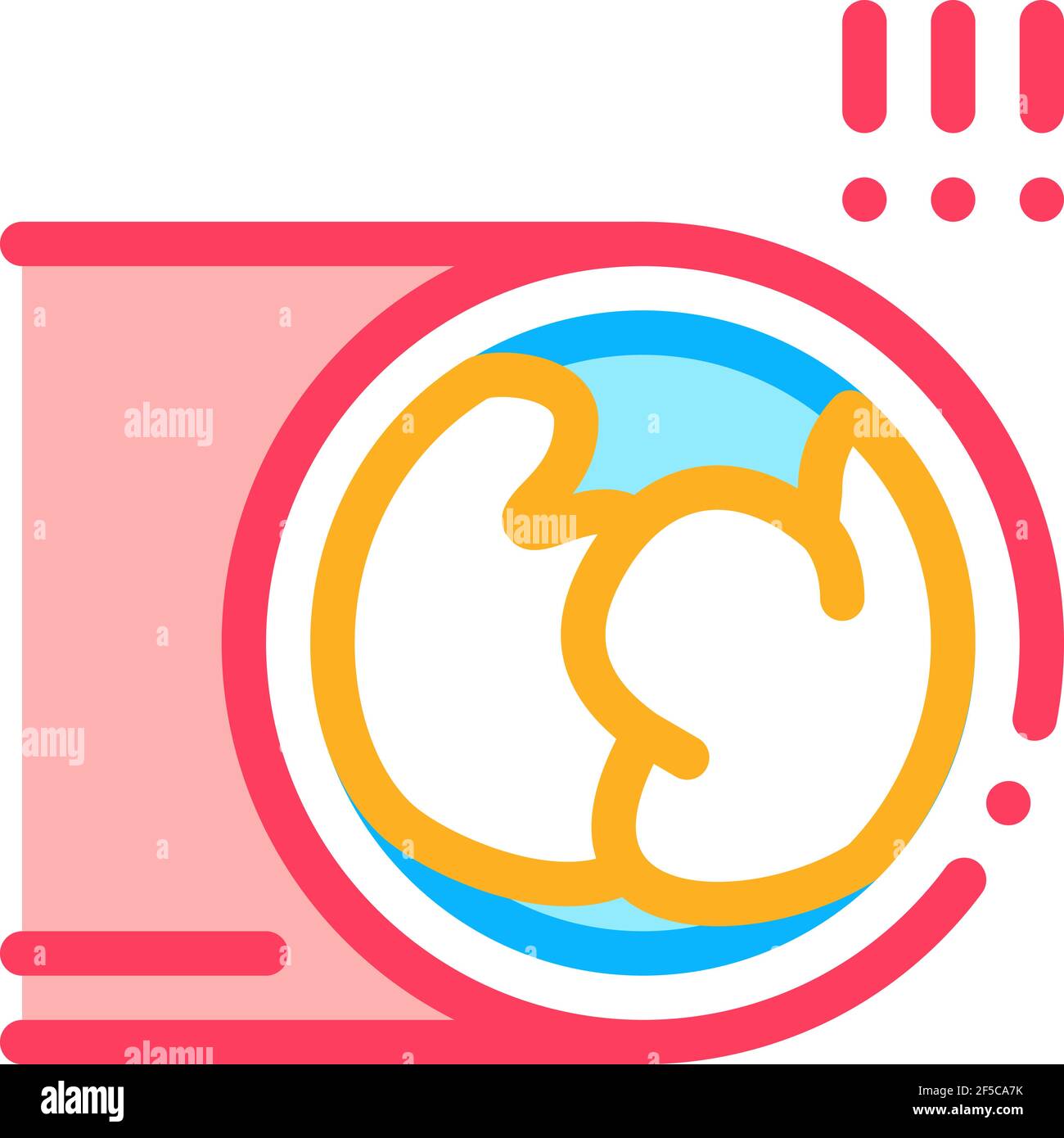 critical atherosclerosis health disease color icon vector illustration ...
