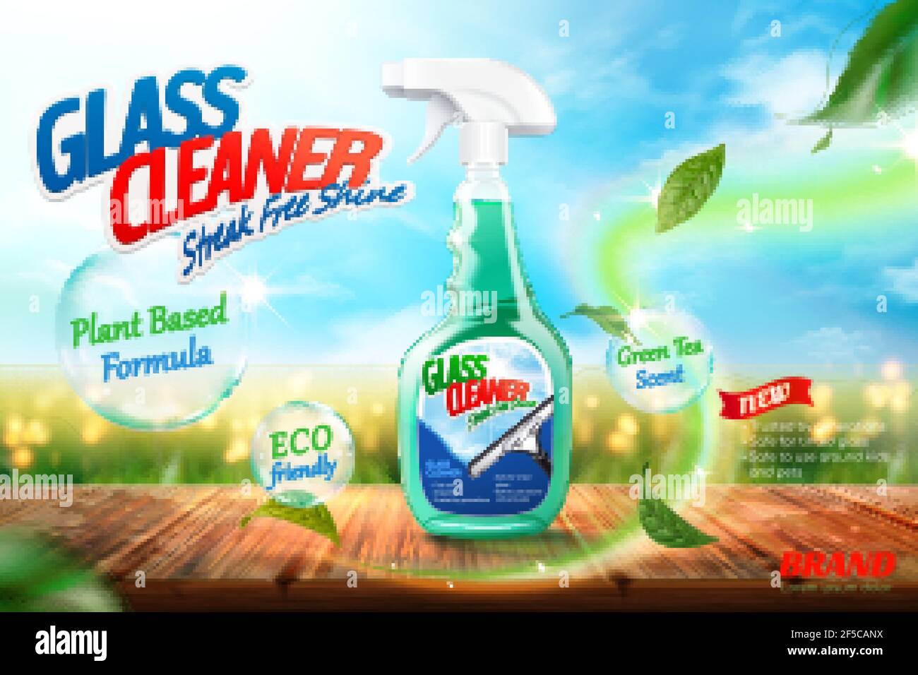 Glass Cleaner Ads
