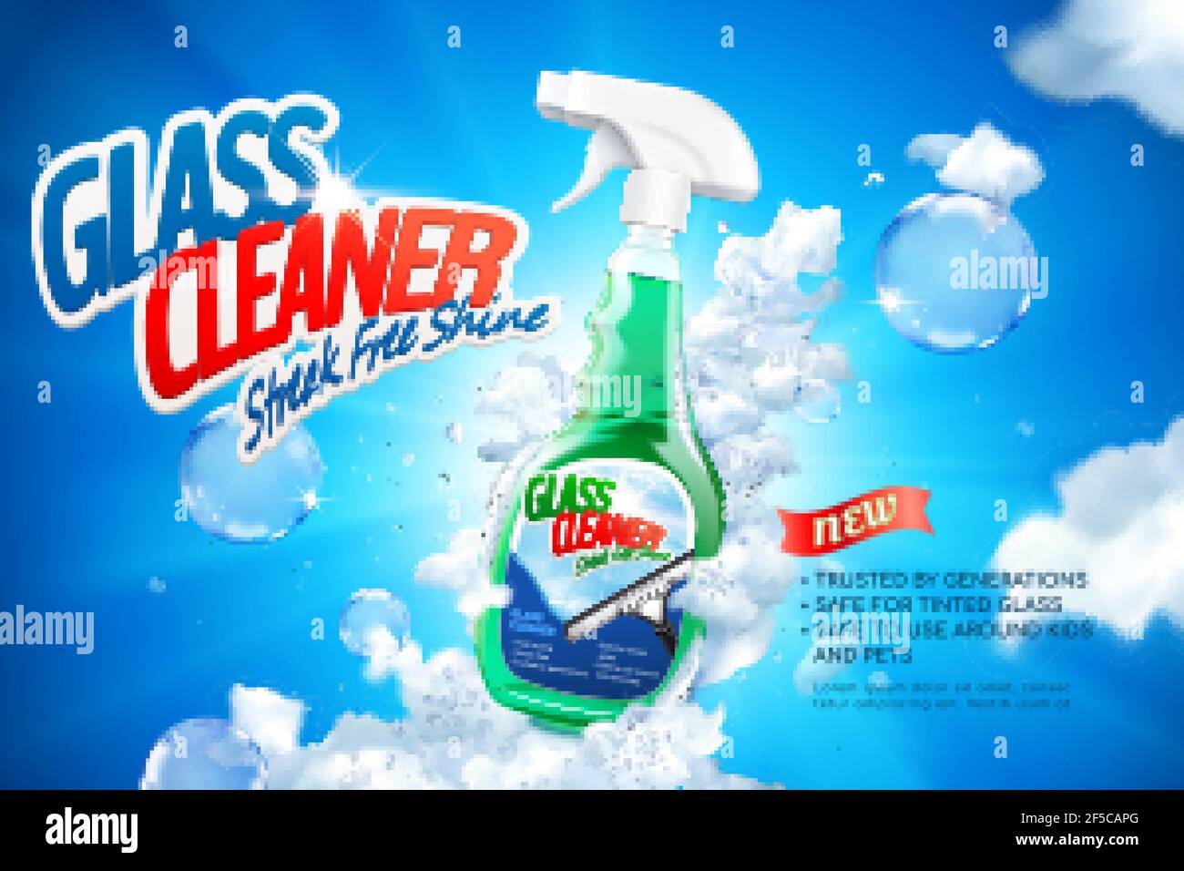 Glass Cleaner Ads