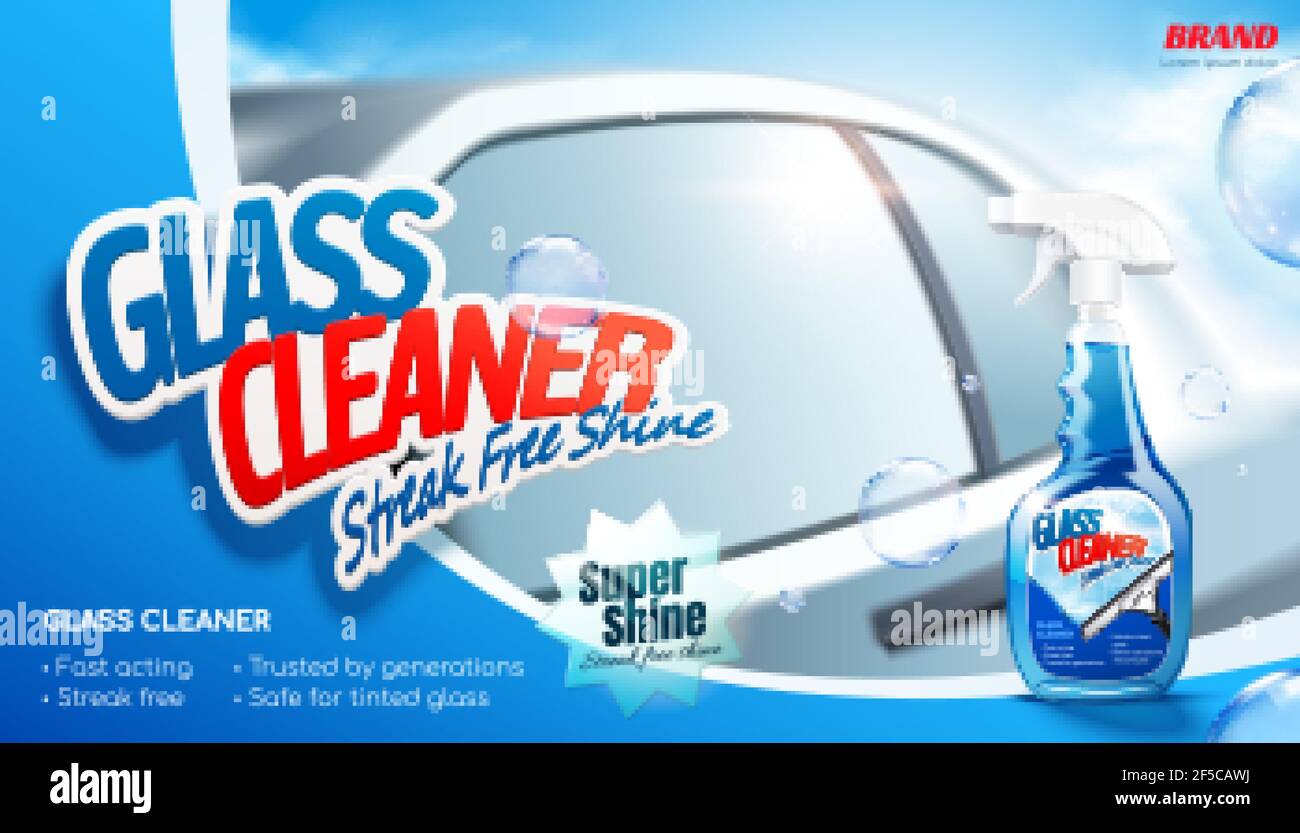 Glass Cleaner Ads