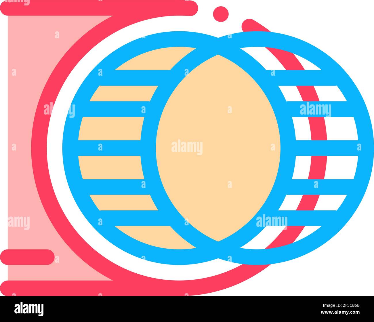 strengthening blood vessel color icon vector illustration Stock Vector ...