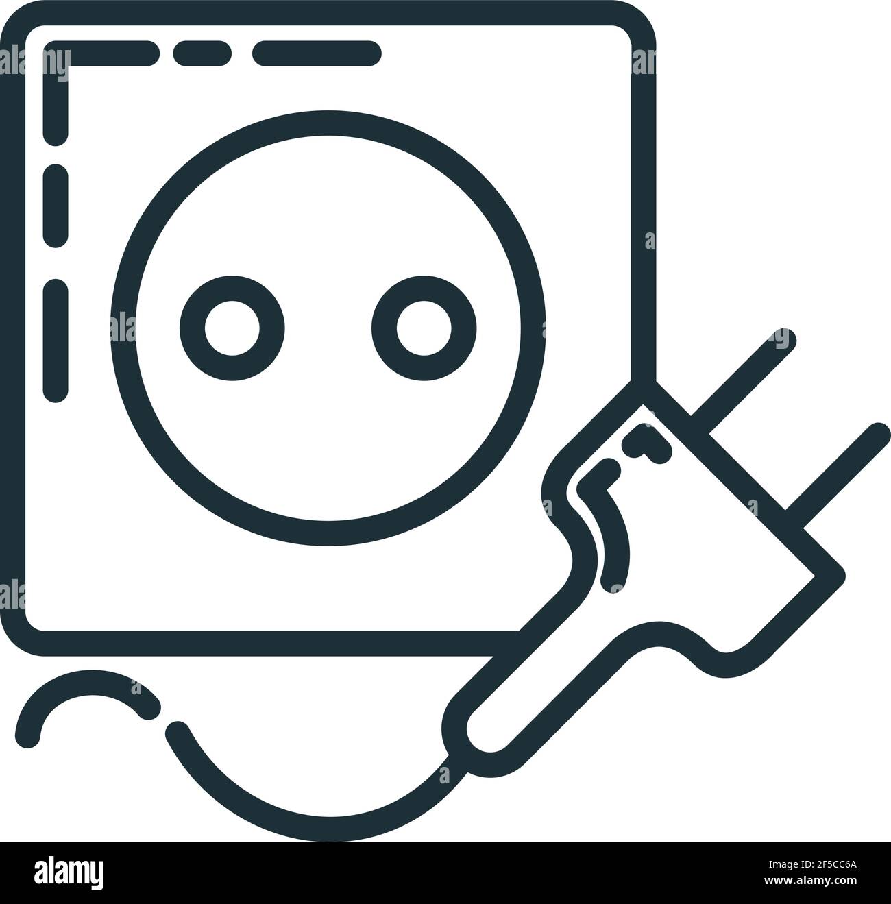 Plug socket wiring Stock Vector Images - Alamy