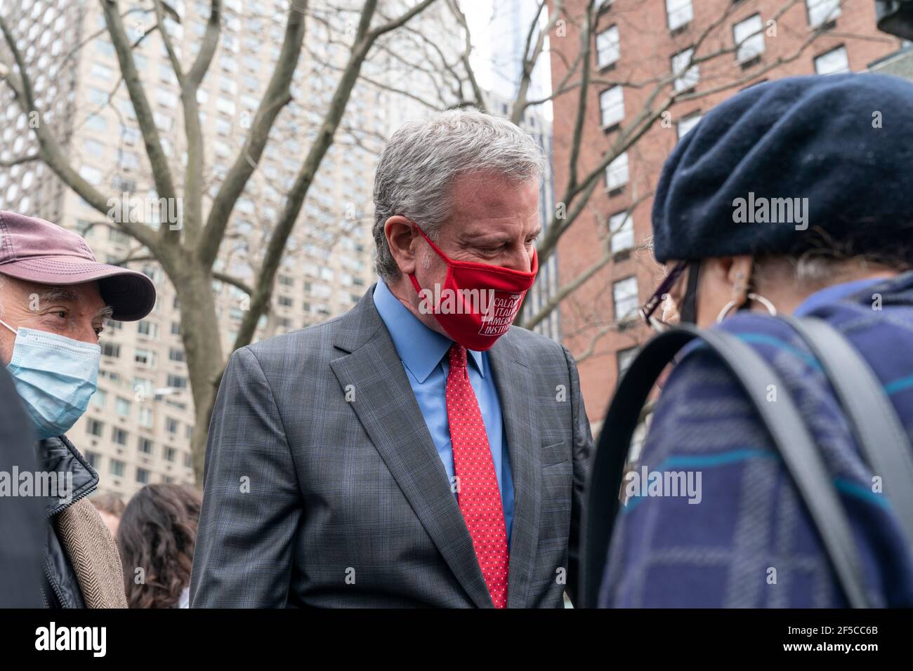 New York, NY - March 25, 2021: Italian Heritage and Culture Committee ...