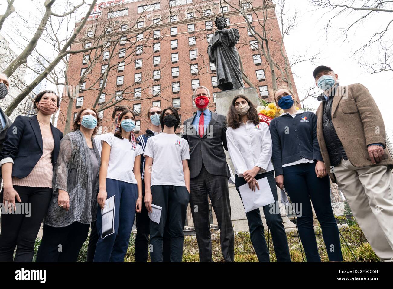 New York, NY - March 25, 2021: Italian Heritage and Culture Committee ...