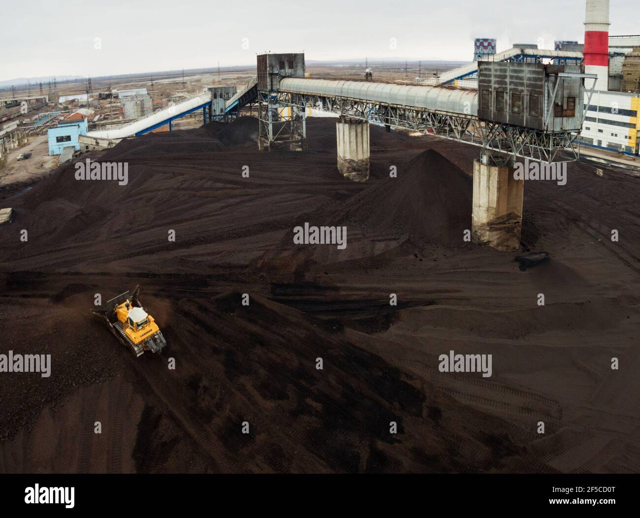 Abakan thermal Power Plant Stock Photo - Alamy