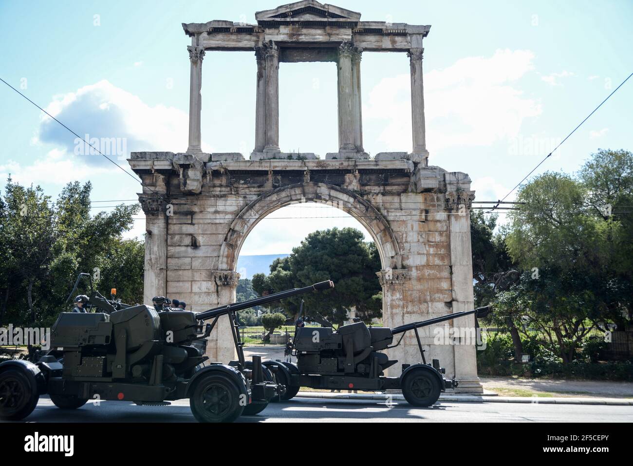 Greece Bicentenary Independence Day Military Parade in Athens. Credit ...
