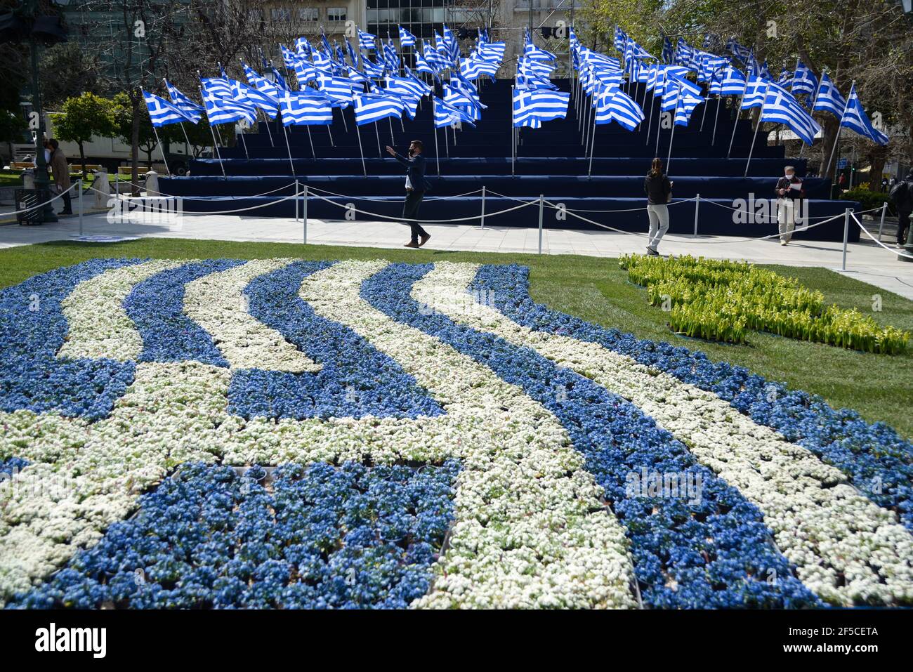 Greece Bicentenary Independence Day Military Parade in Athens. Credit ...