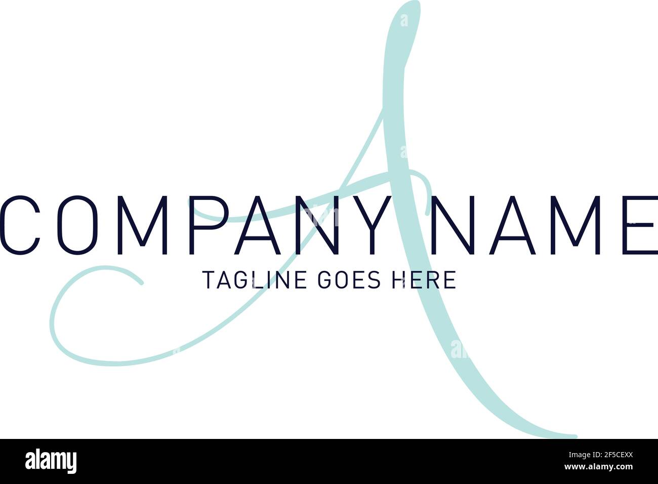 Classy Modern Sophisticated Bold Letter A Logo Stock Vector Image & Art ...