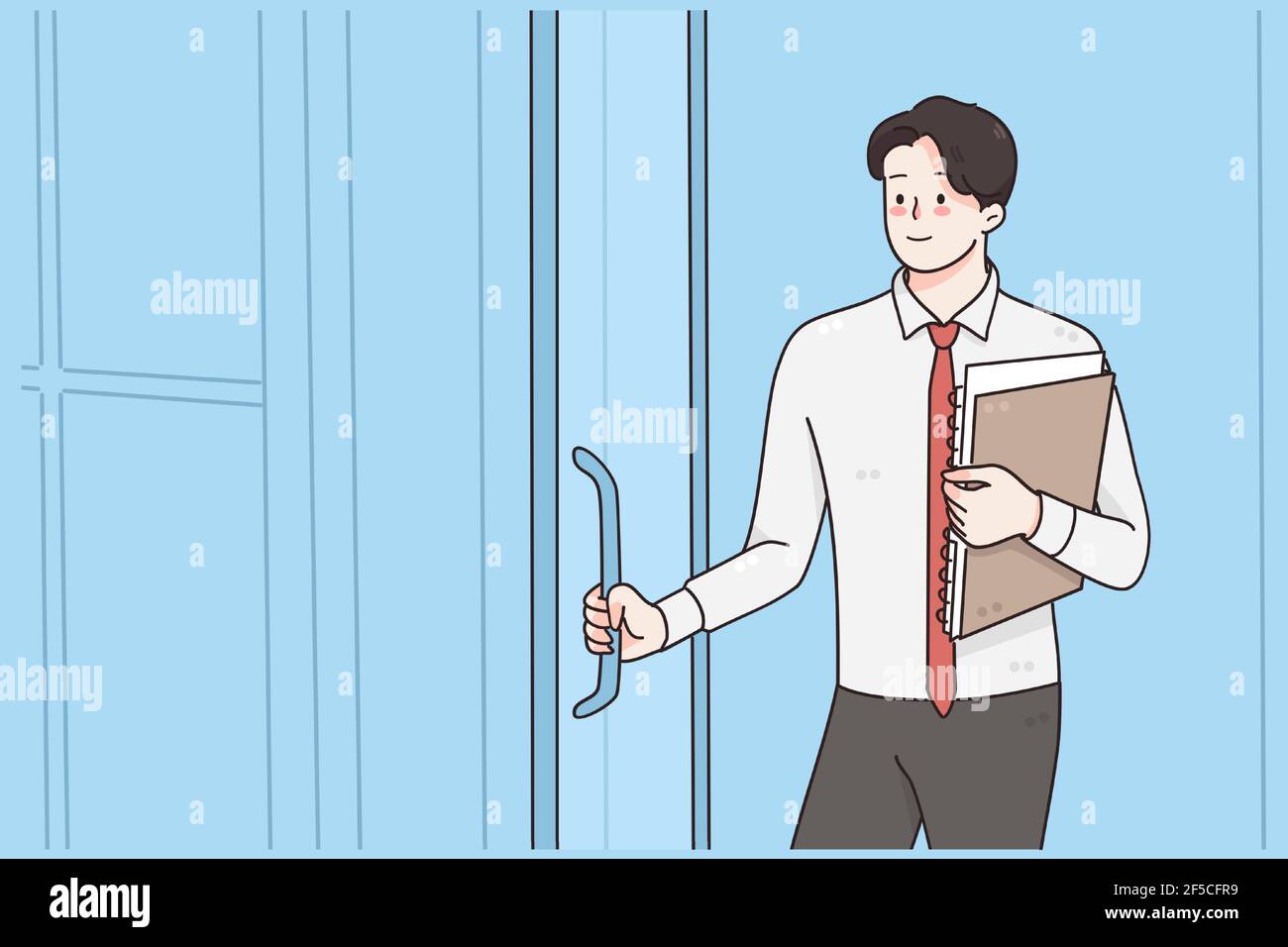 New opportunities, confidence, business success concept Stock Vector ...