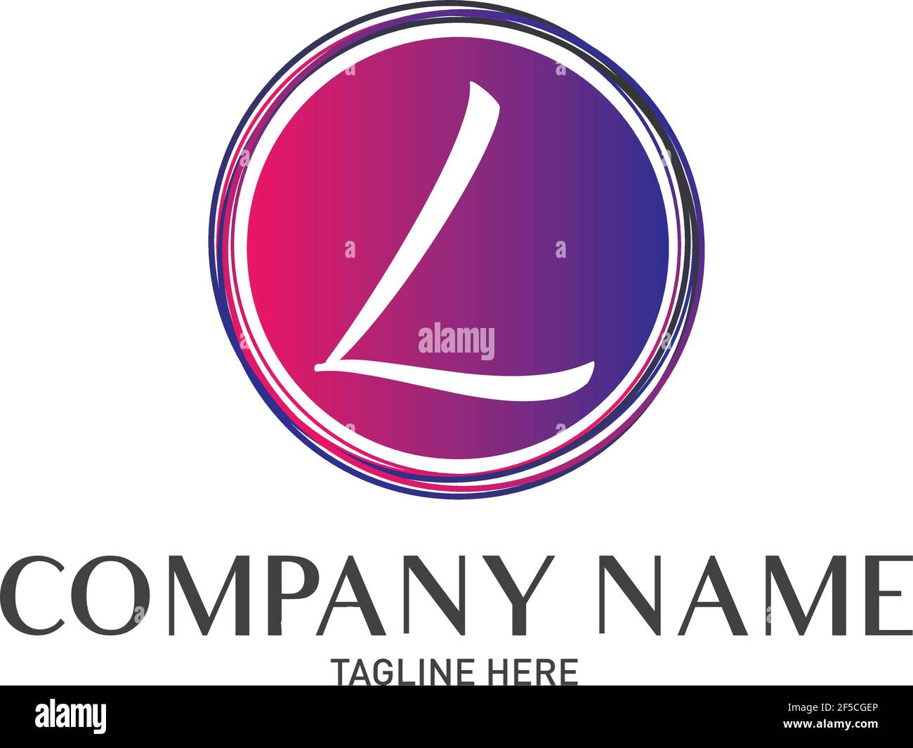 Letter l logo hi-res stock photography and images - Alamy