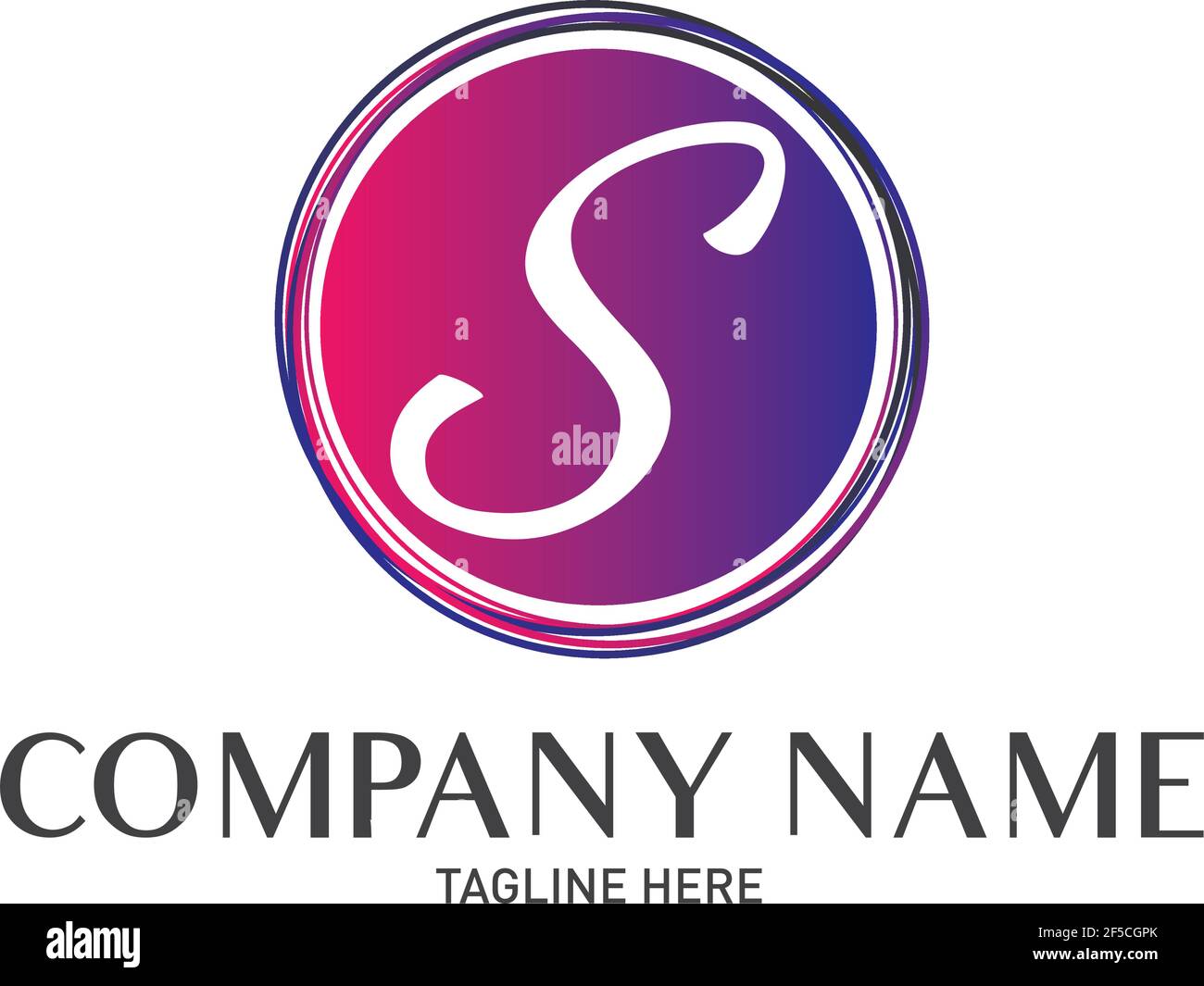 Circular letter s hi-res stock photography and images - Alamy