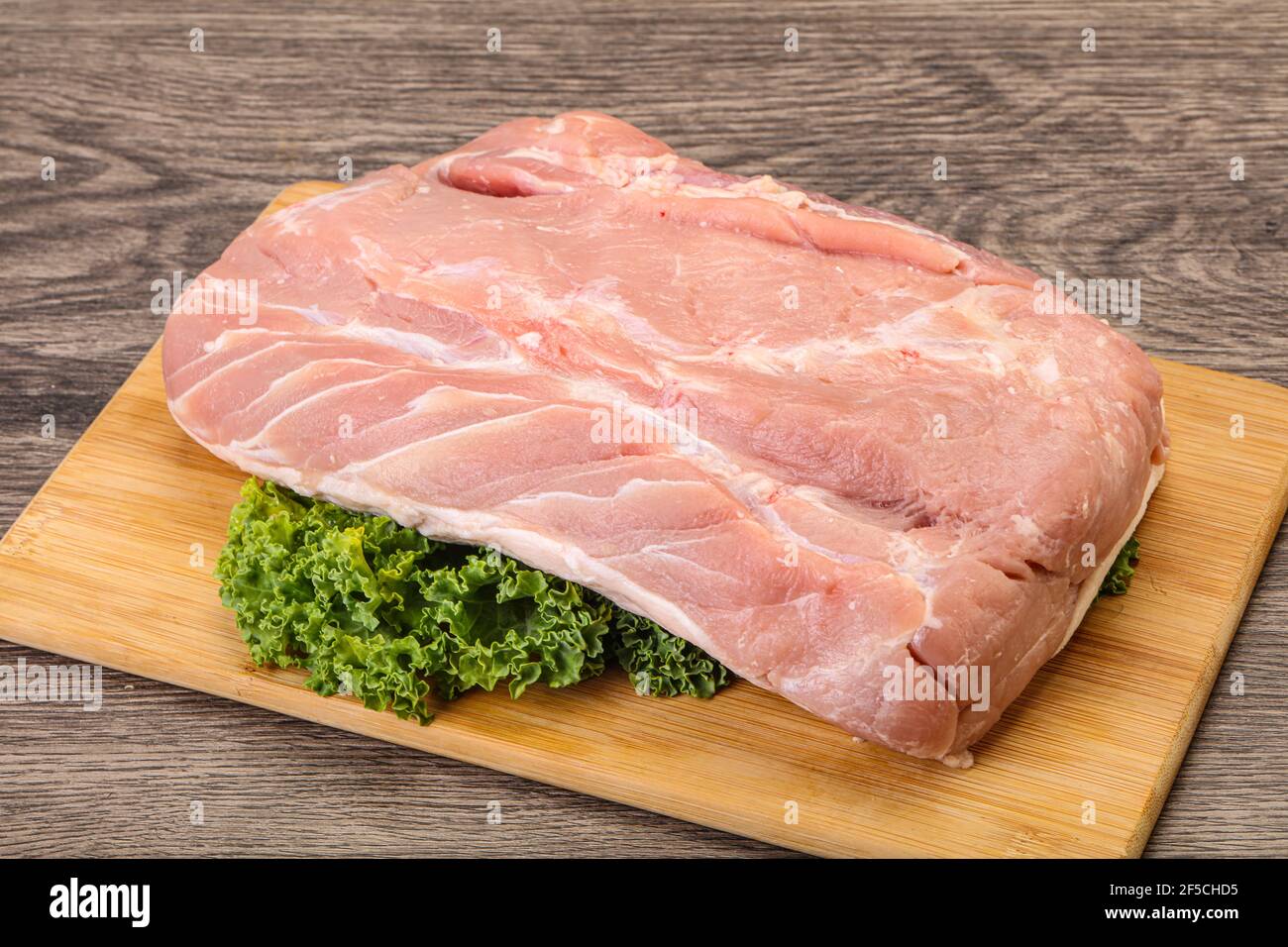 Raw pork loin meat for cooking Stock Photo - Alamy