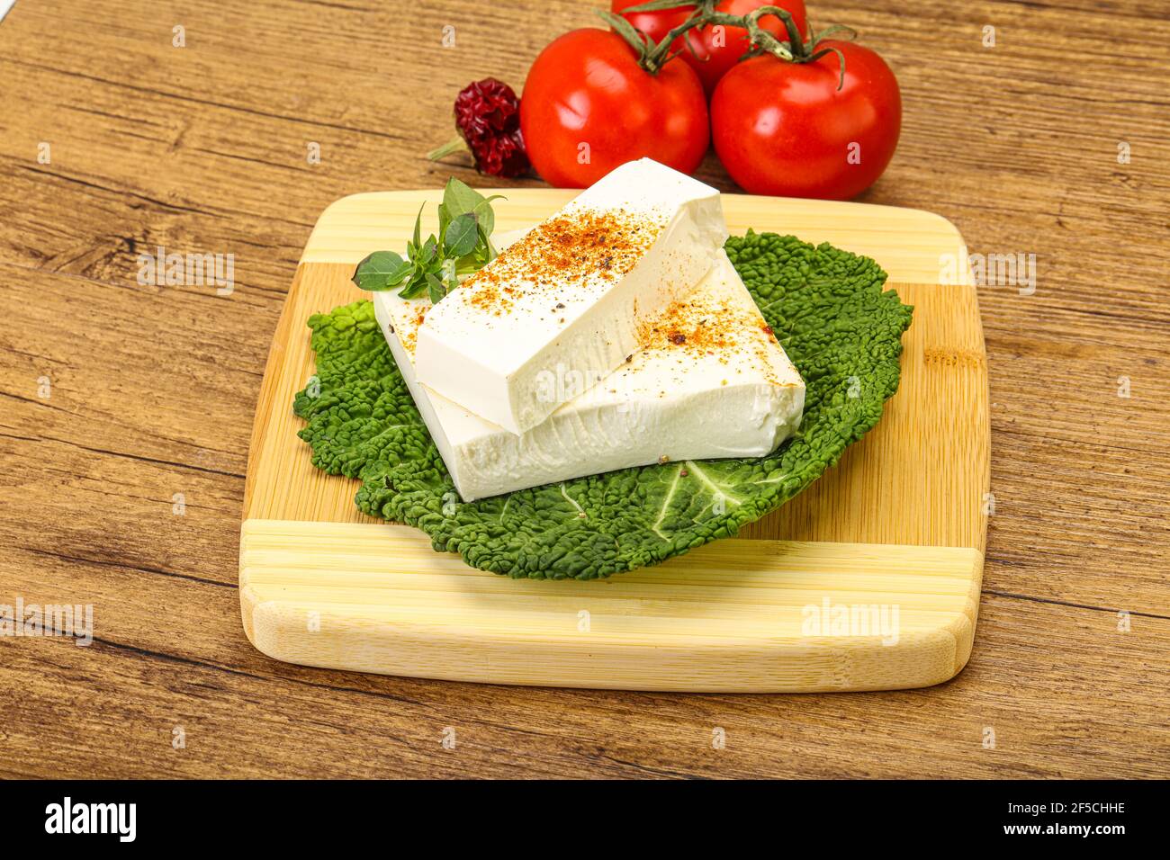 Greek Feta soft cheese for salad Stock Photo - Alamy