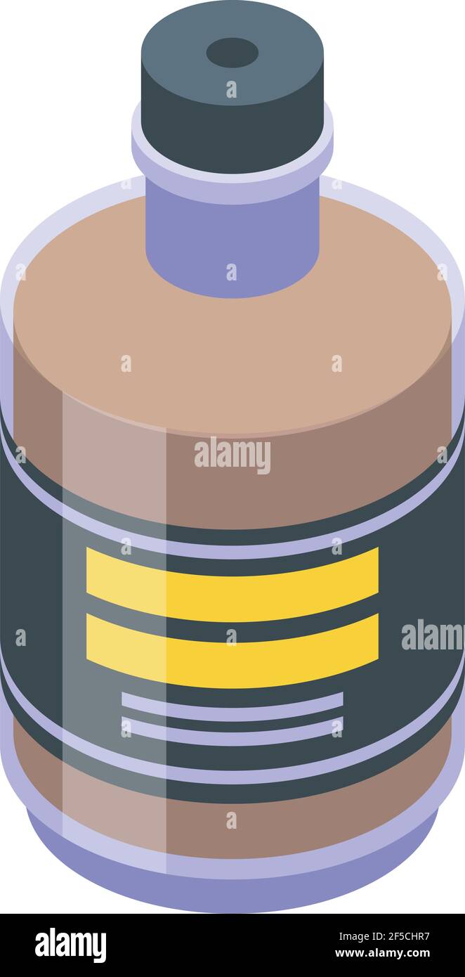 Bourbon whiskey icon. Isometric of bourbon whiskey vector icon for web ...