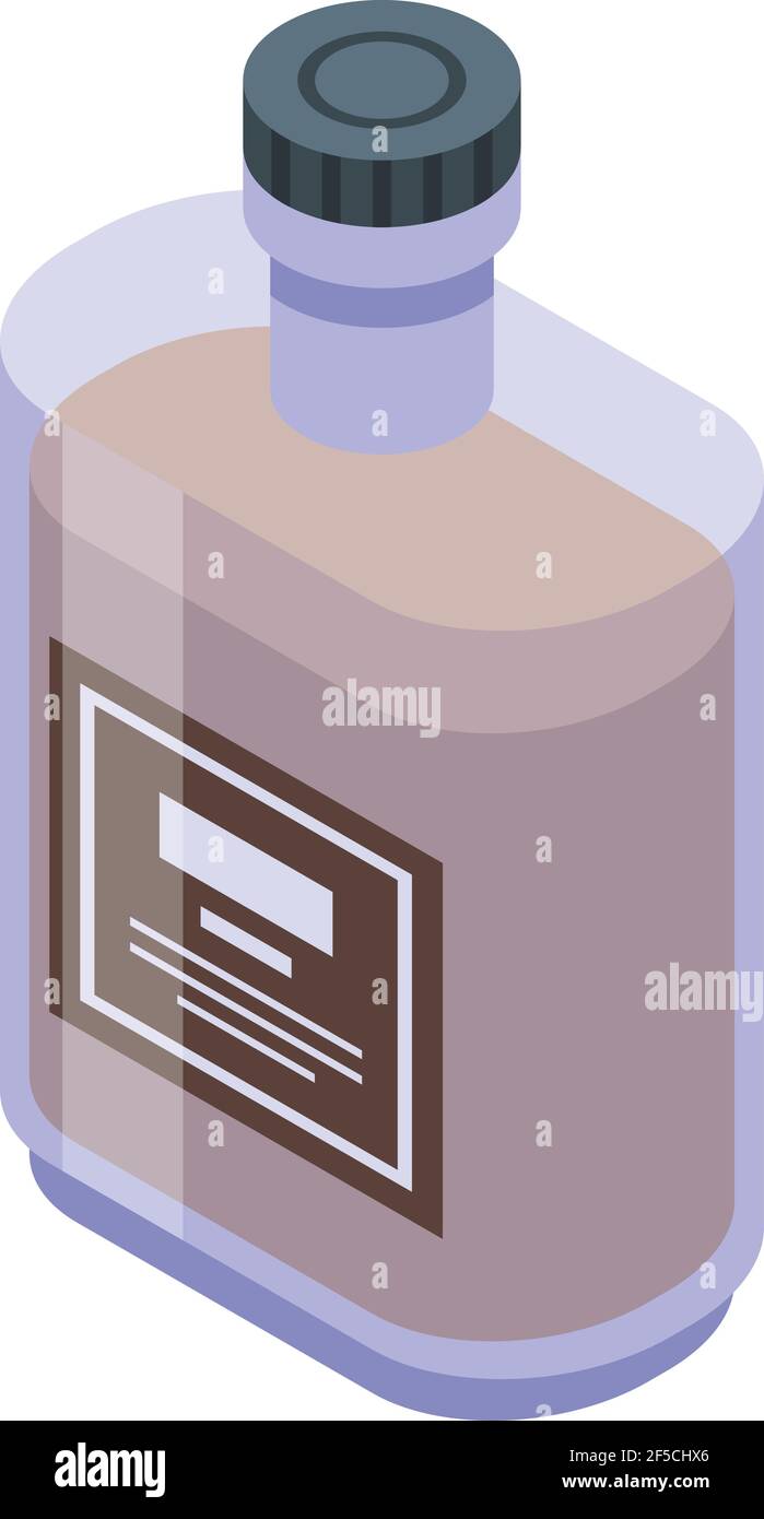 Strong bourbon icon. Isometric of strong bourbon vector icon for web ...
