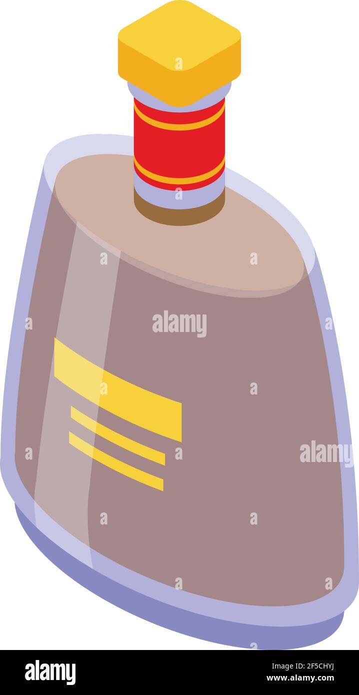 American bourbon icon. Isometric of american bourbon vector icon for ...