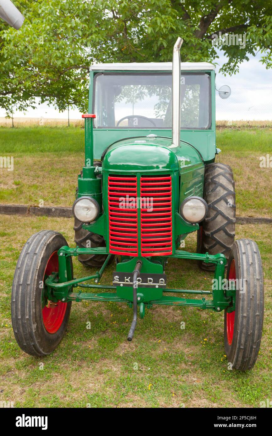 Tractor Skoda 30 Czech Republic from 50s Stock Photo - Alamy