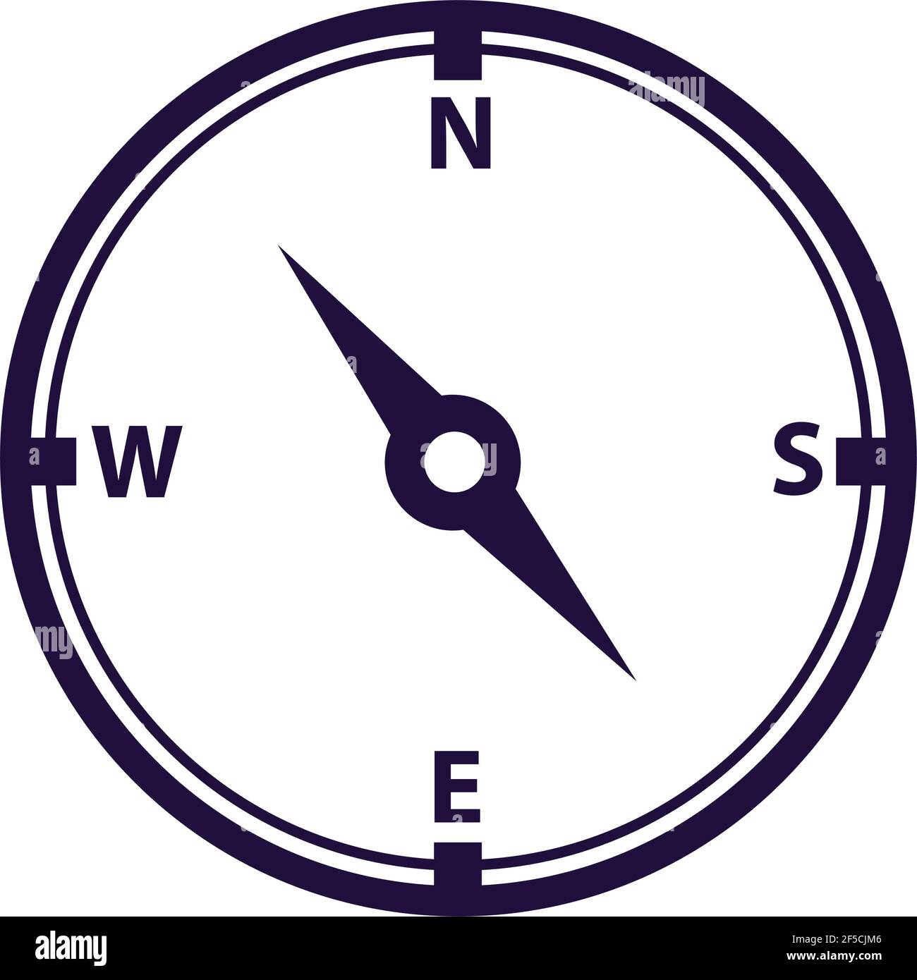 Simple Compass Symbol