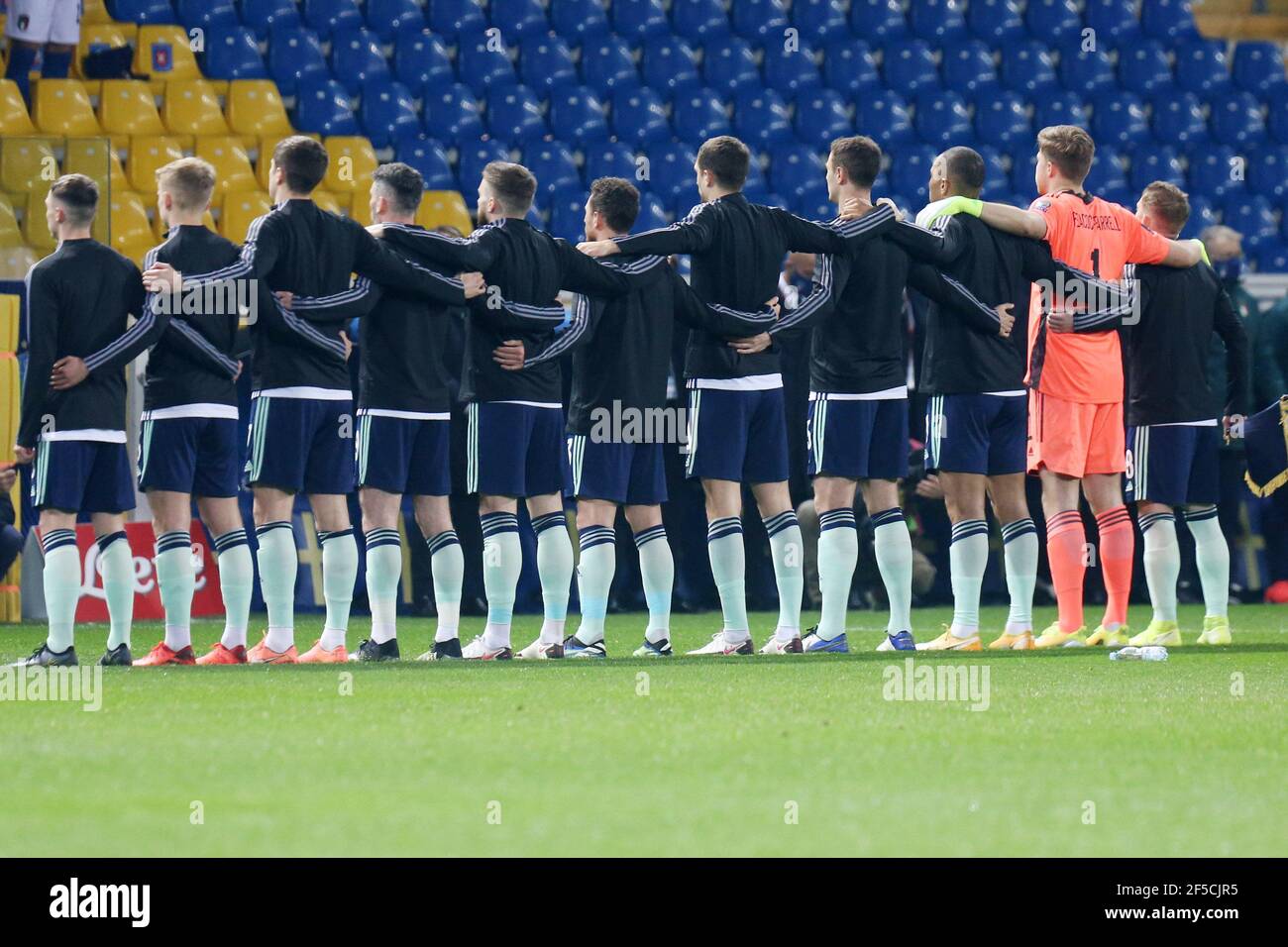Team Northern Ireland during the FIFA World Cup 2022, Qualifiers Group ...