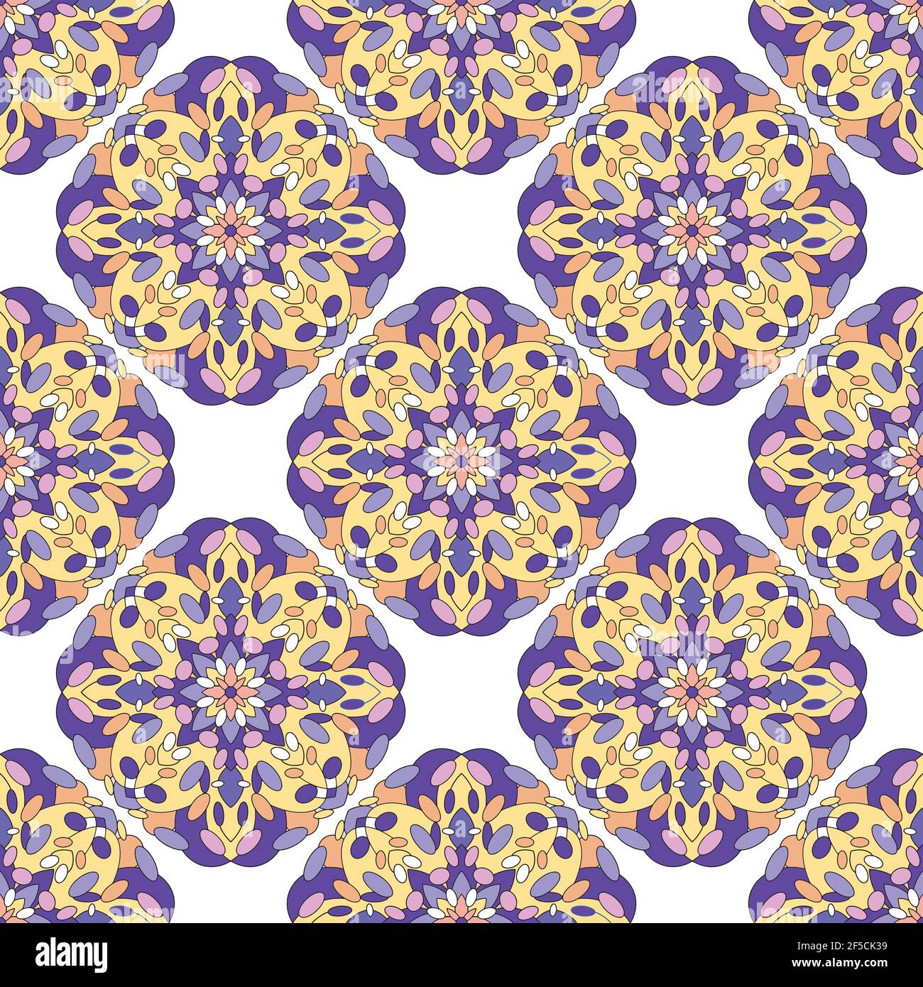 Arabic arabesque design for Ramadan Kareem pattern, outline hand drawn ...