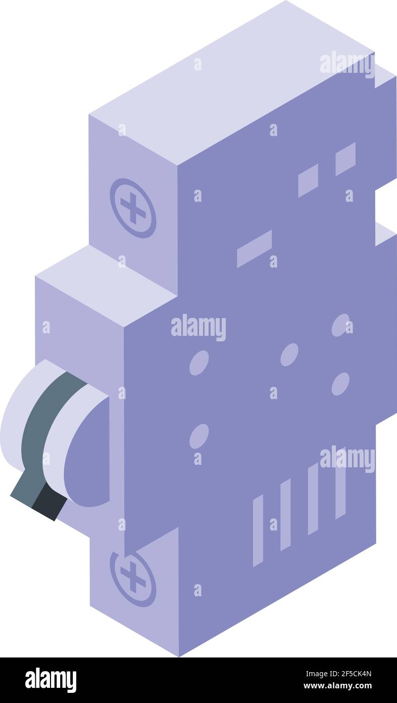 Automatic breaker switch icon Cut Out Stock Images & Pictures - Alamy