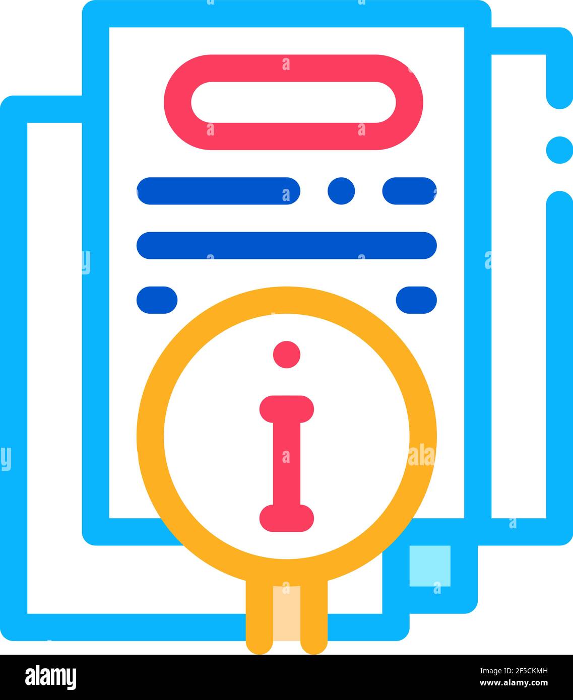 corporate compliance policy color icon vector illustration Stock Vector ...