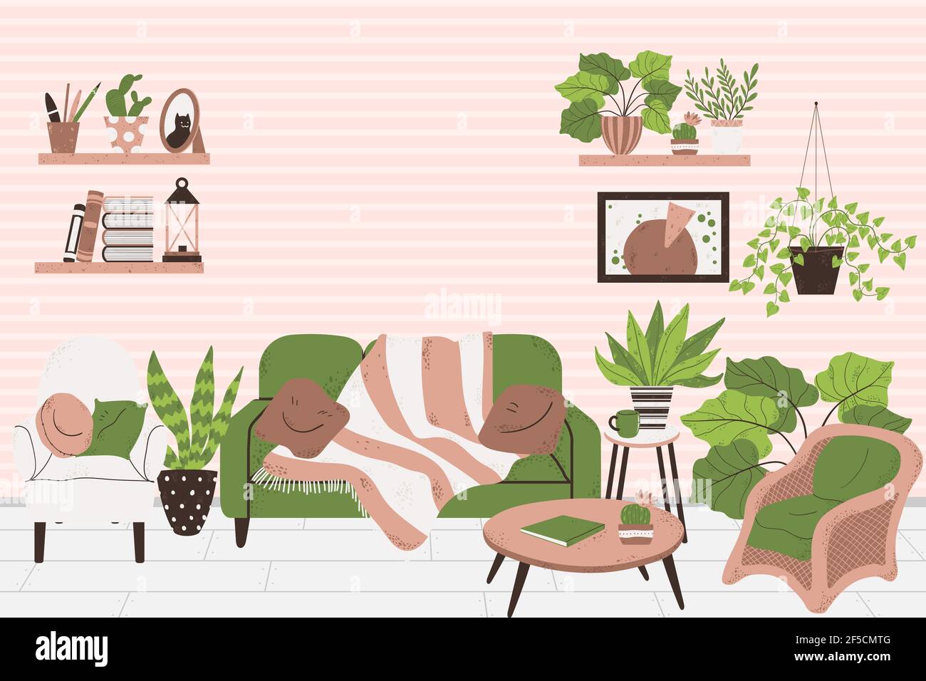 Cozy aesthetic Stock Vector Images - Alamy