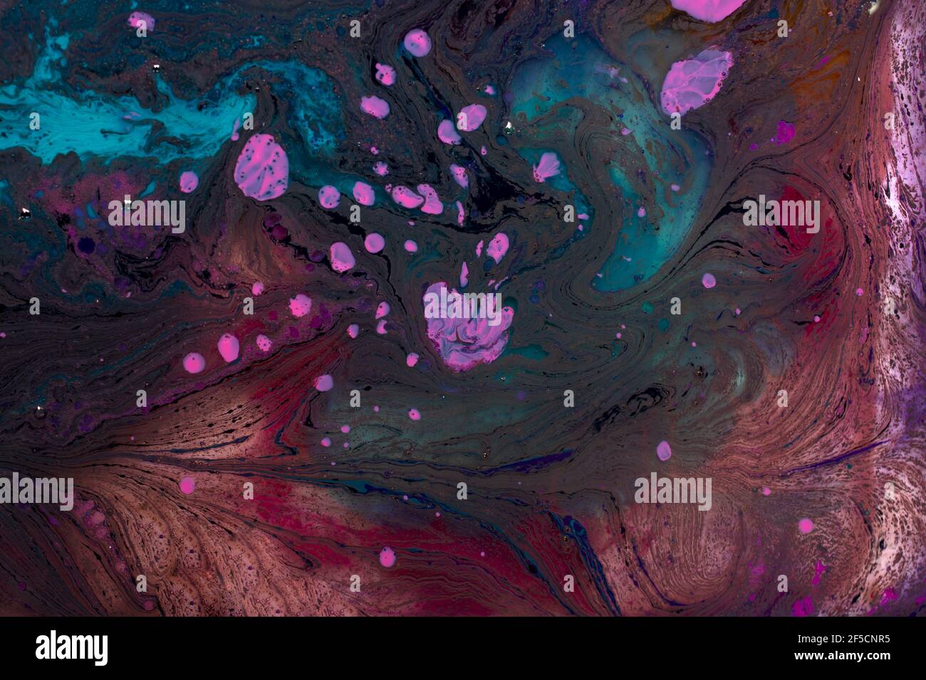 Abstract colorful flow art painting pattern background Stock Photo - Alamy