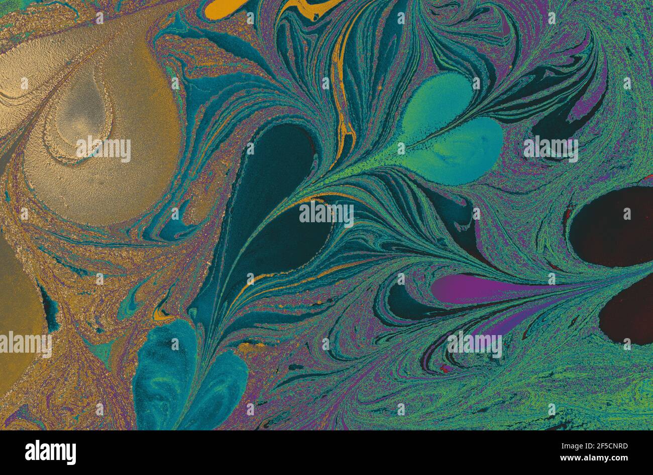 Abstract colorful flow art painting pattern background Stock Photo - Alamy