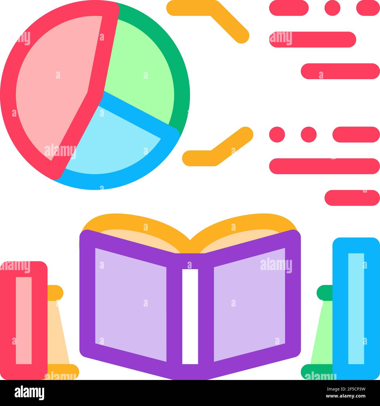 mathematics researcher color icon vector illustration sign Stock Vector ...