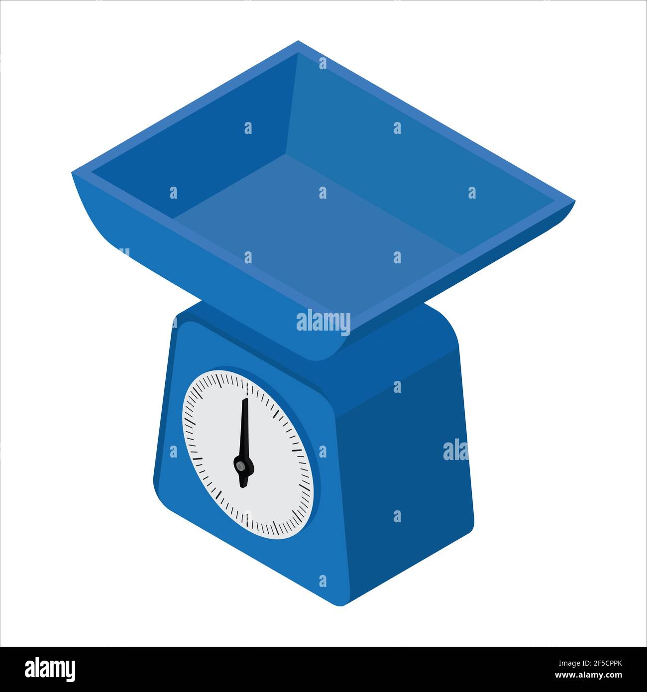 Domestic weigh scales icon. Domestic weigh scales isometric view for ...