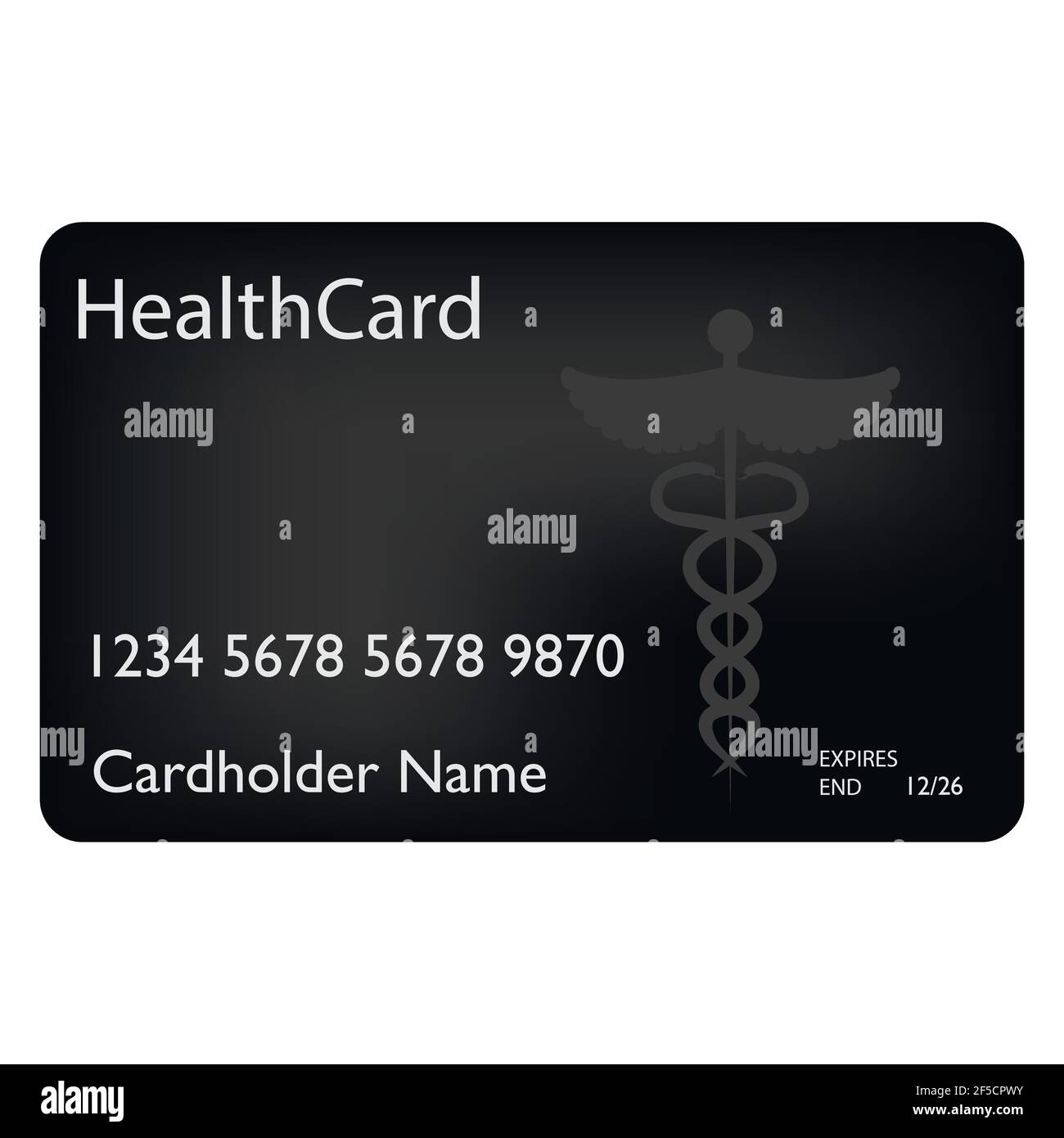 Medical insurance card. Medical service concept. Blank Health Care ...