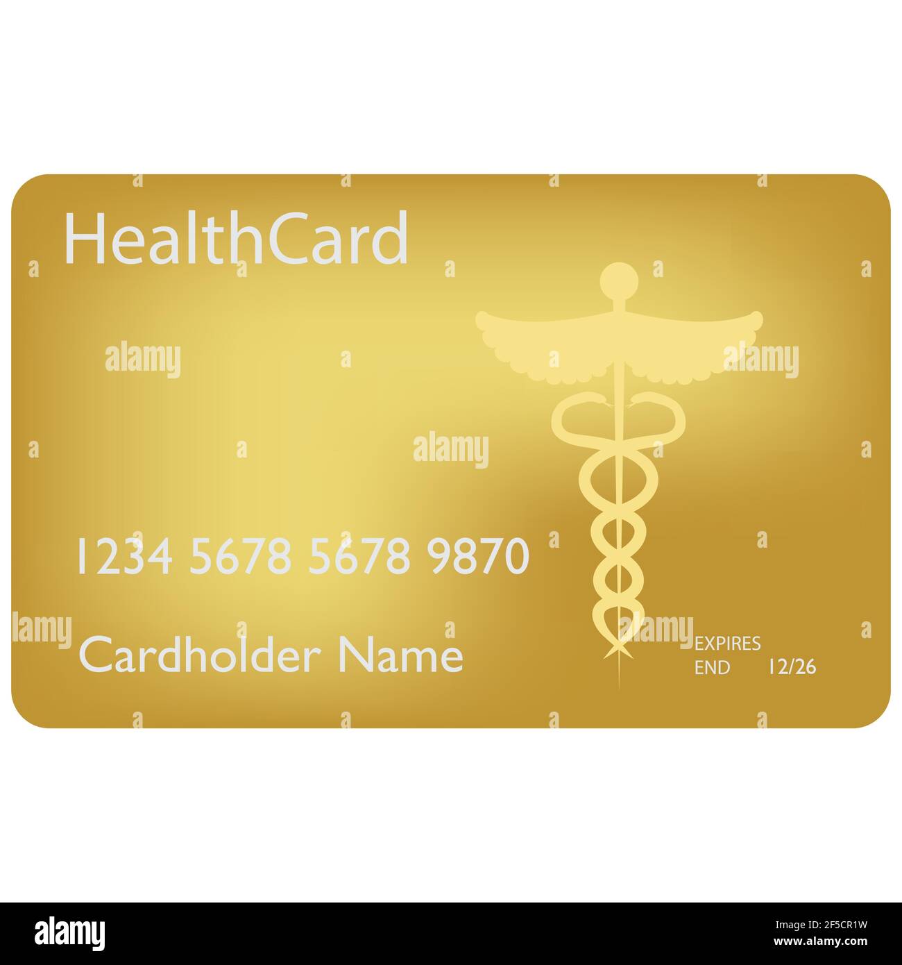 Medical insurance card. Medical service concept. Blank Health Care ...