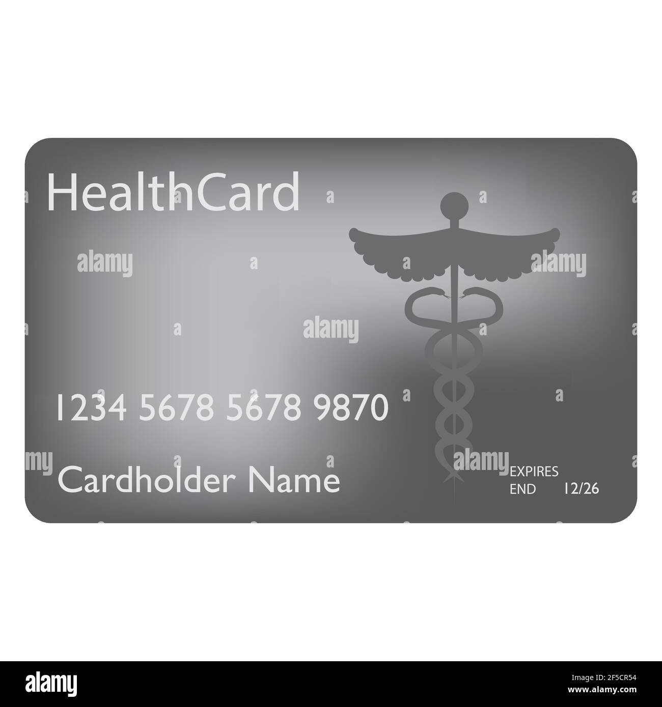 Medical insurance card. Medical service concept. Blank Health Care ...