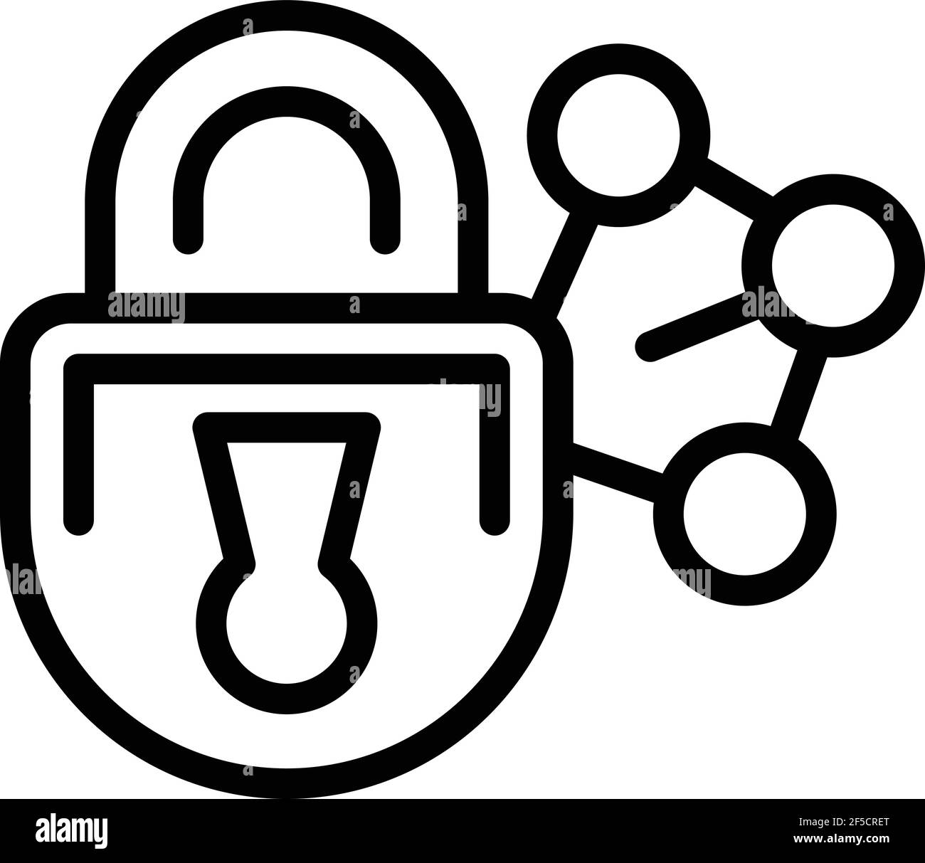 Lock Password Icon Outline Lock Password Vector Icon For Web Design Isolated On White