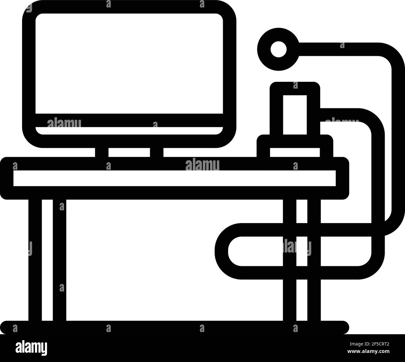 Endoscope equipment icon. Outline endoscope equipment vector icon for ...
