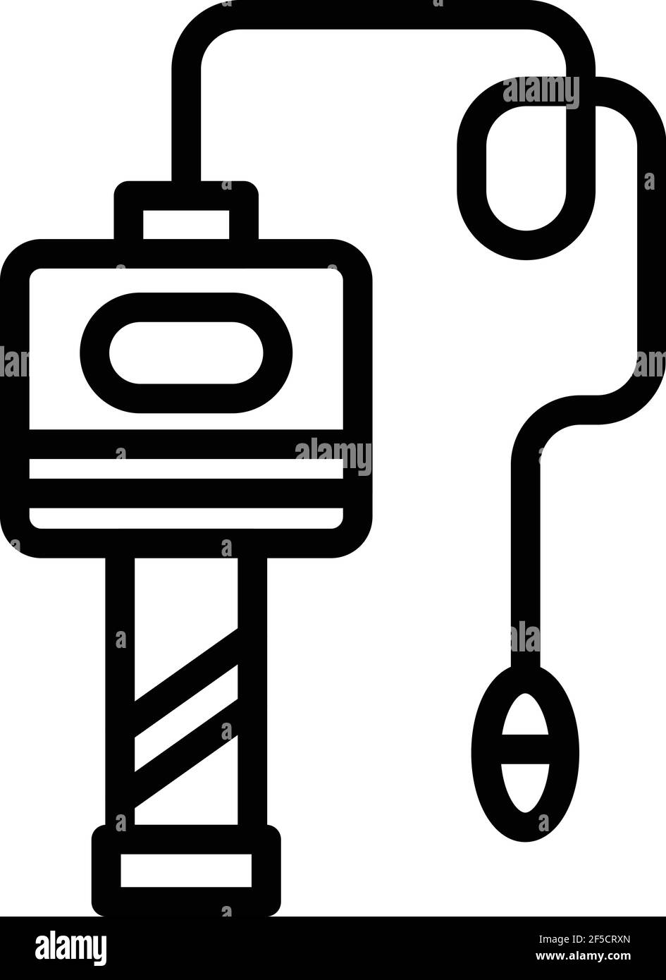Surgical endoscope icon. Outline surgical endoscope vector icon for web ...