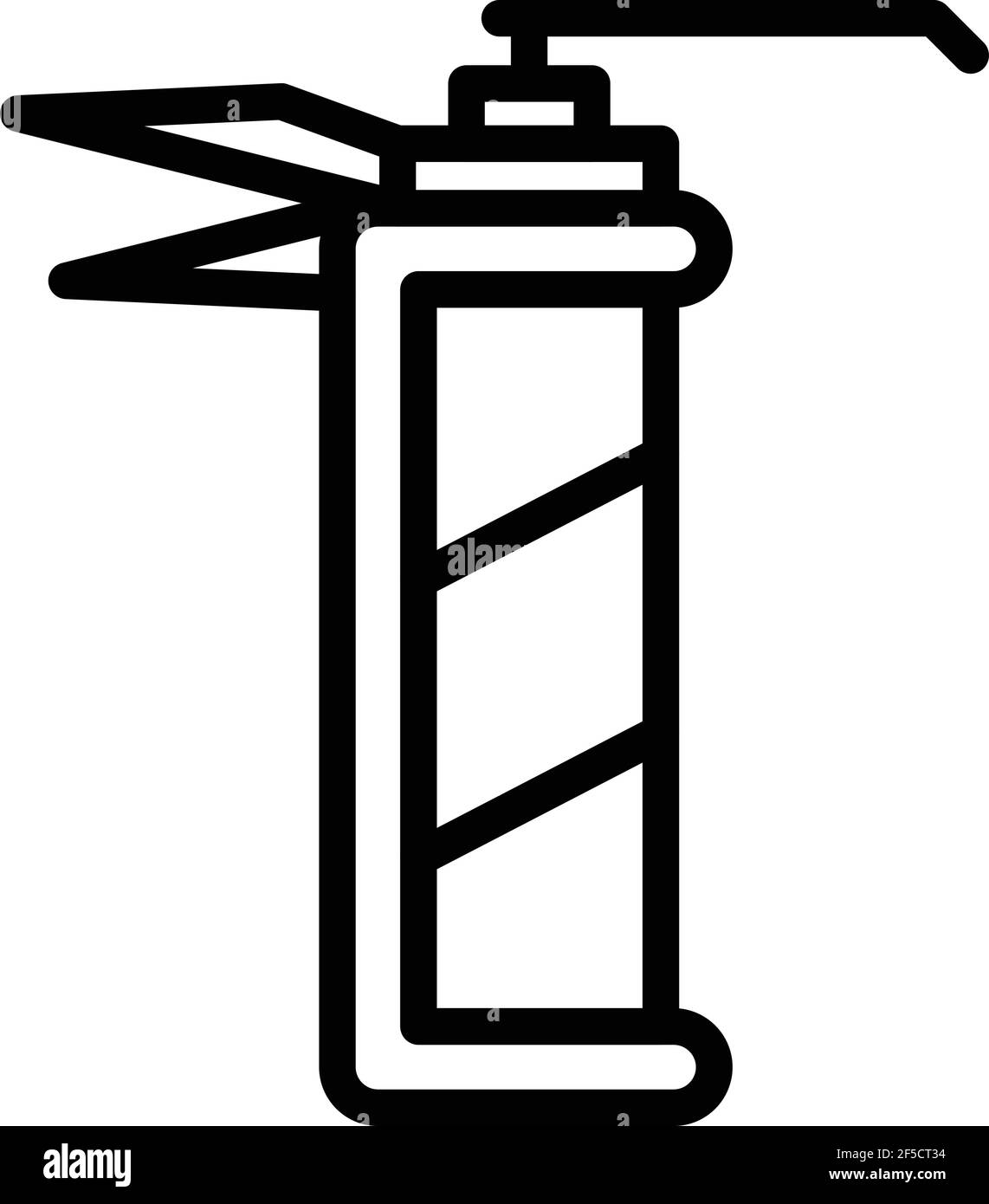 Sealant tool icon. Outline sealant tool vector icon for web design ...