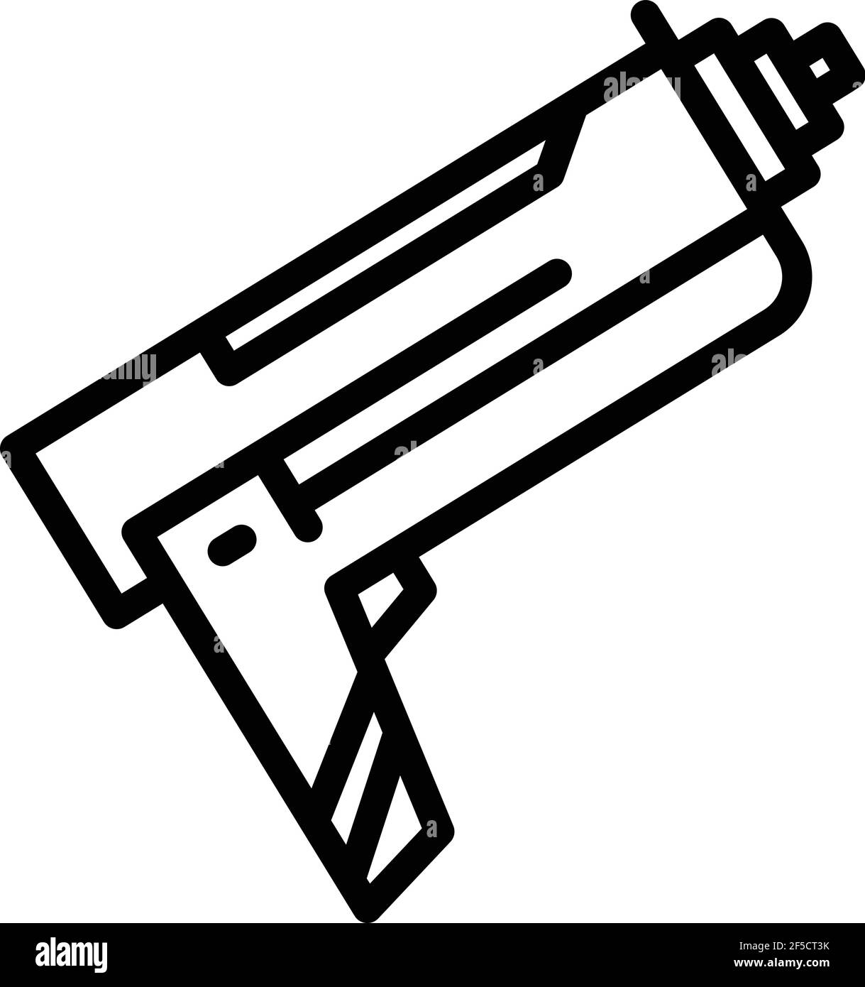 Caulking tool icon. Outline caulking tool vector icon for web design ...