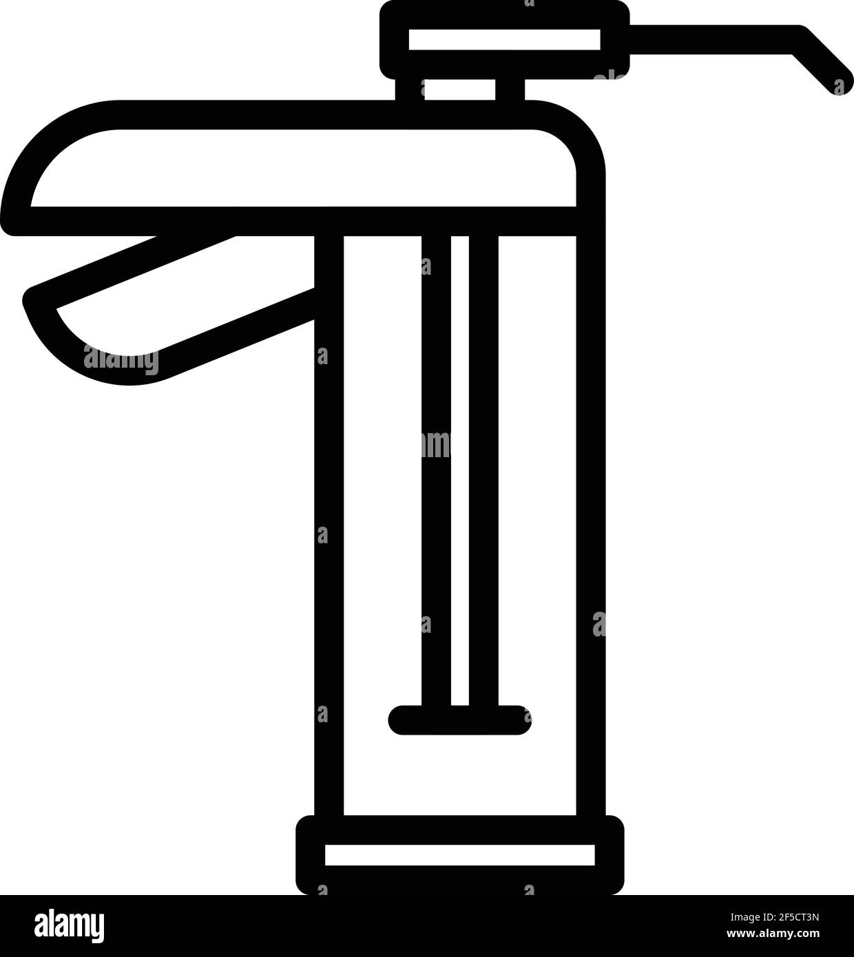 Seal gun icon. Outline seal gun vector icon for web design isolated on ...