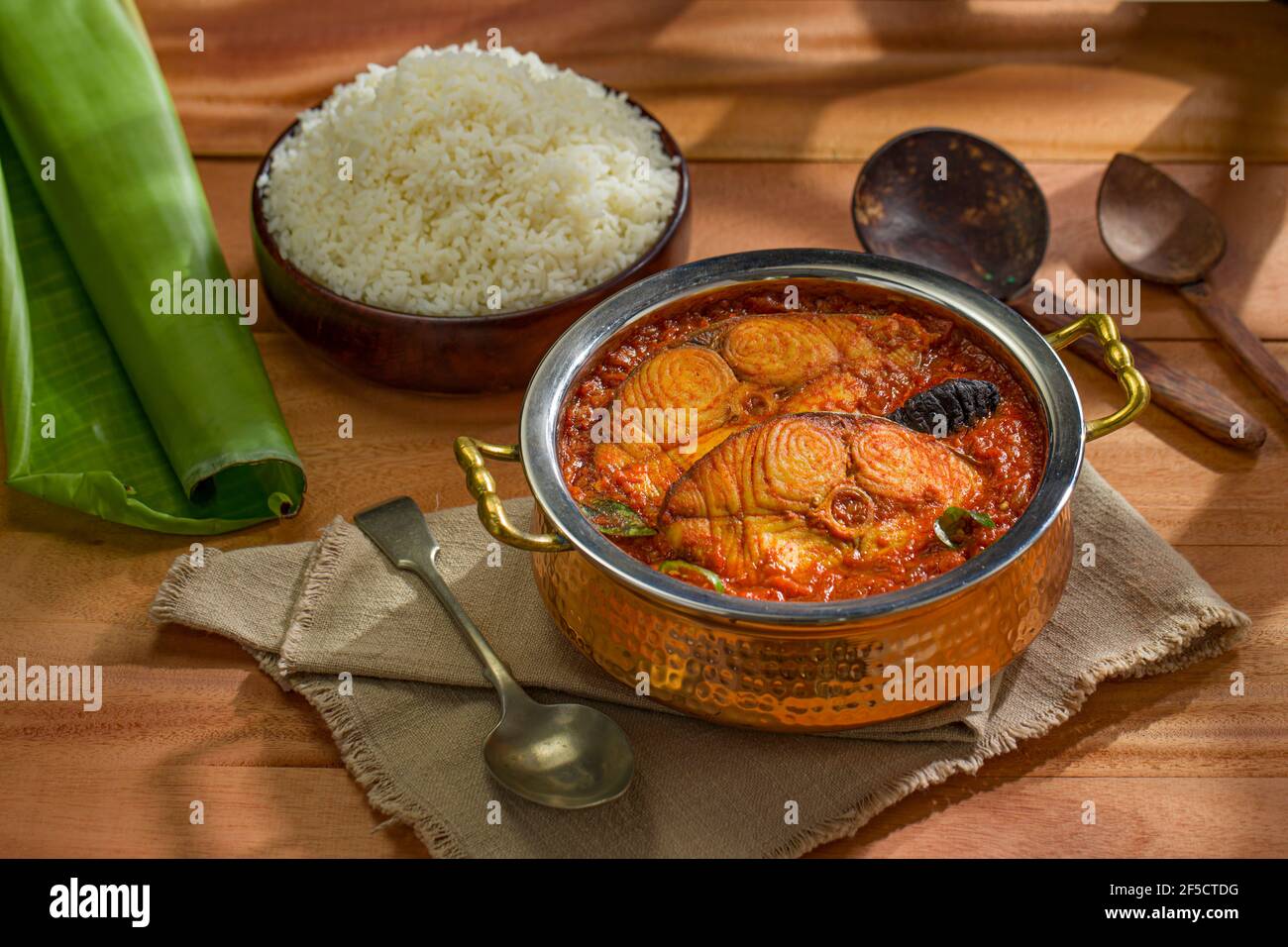 Seer Fish curry, traditional Indian fish curry ,kerala special ...