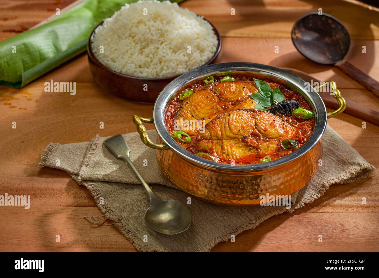 Seer Fish curry, traditional Indian fish curry ,kerala special ...