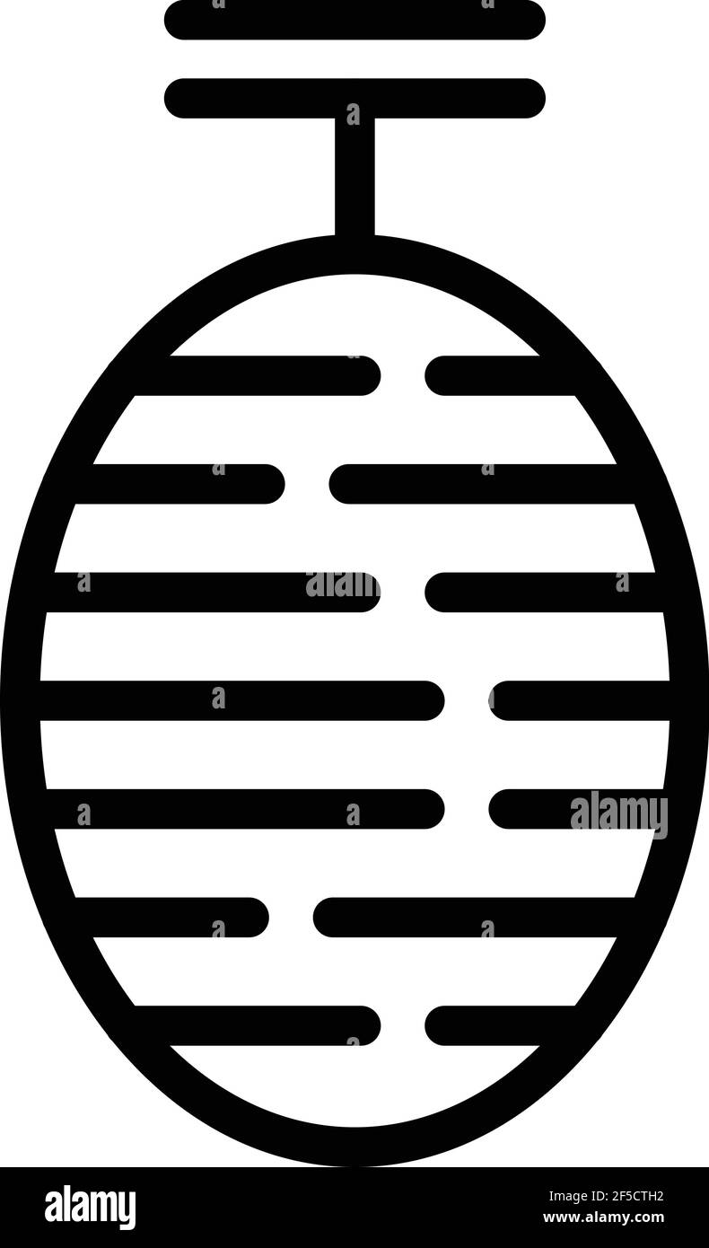 Thread production icon. Outline thread production vector icon for web ...