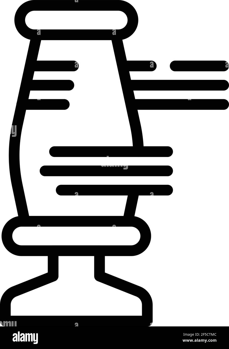 Textile industry icon. Outline textile industry vector icon for web ...