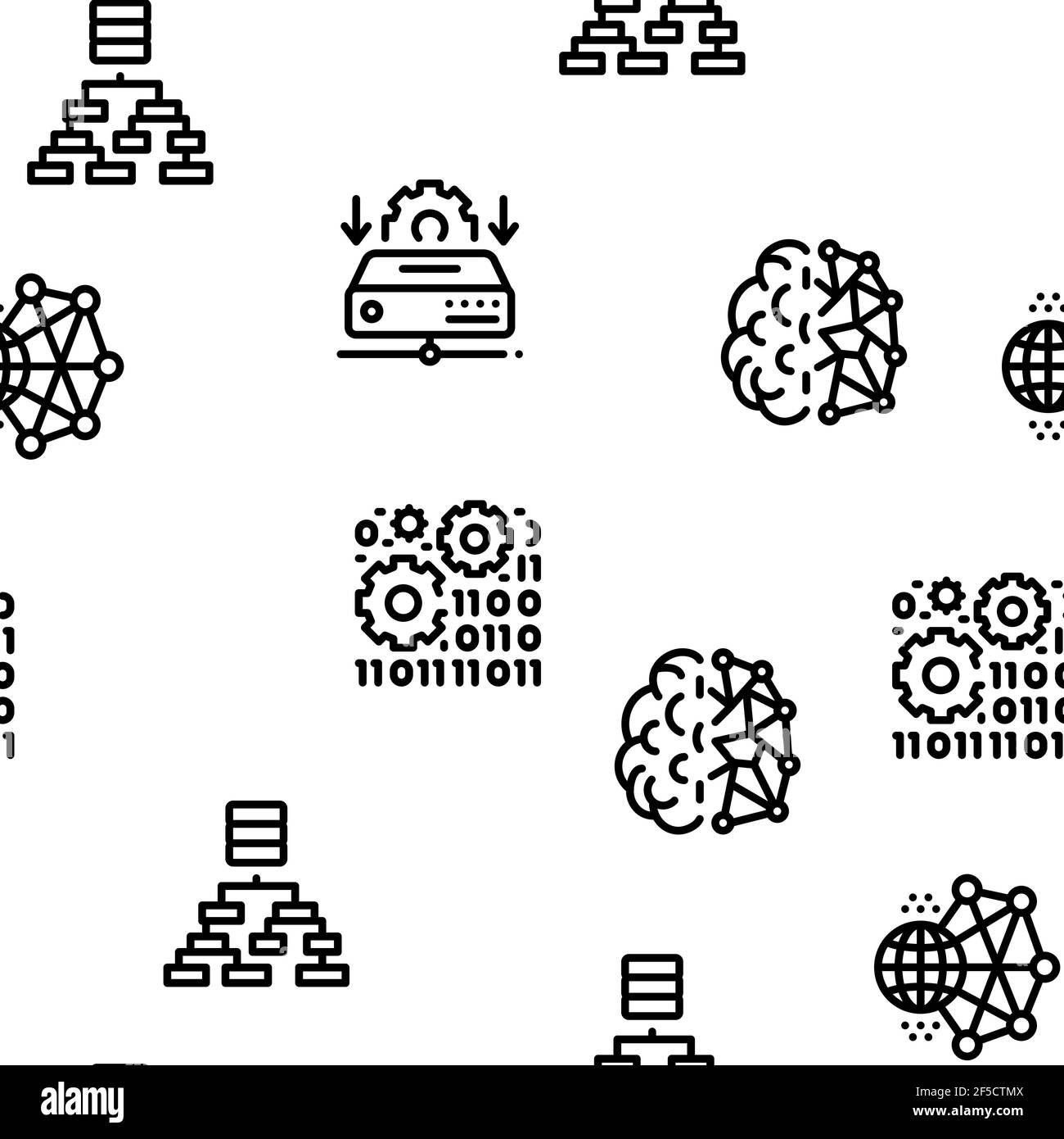 Artificial intelligence wallpaper download Cut Out Stock Images ...