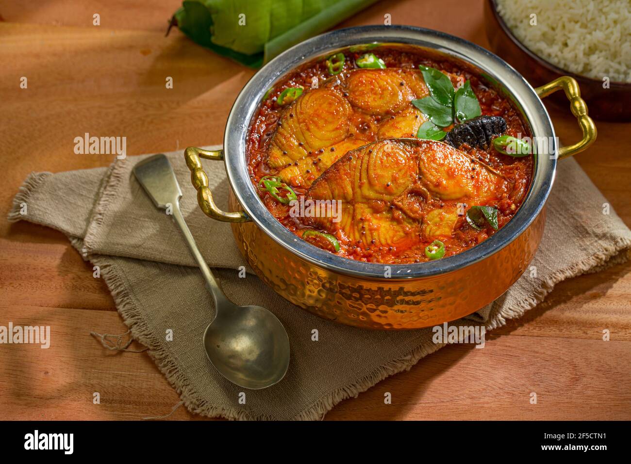 Seer Fish curry, traditional Indian fish curry ,kerala special ...