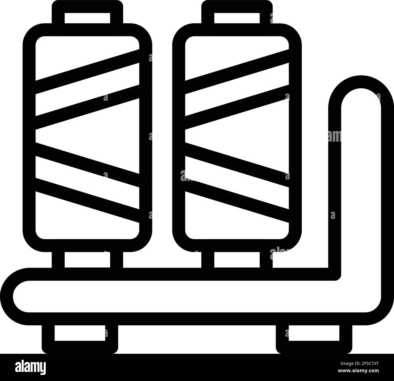 Sewing industry icon. Outline sewing industry vector icon for web ...
